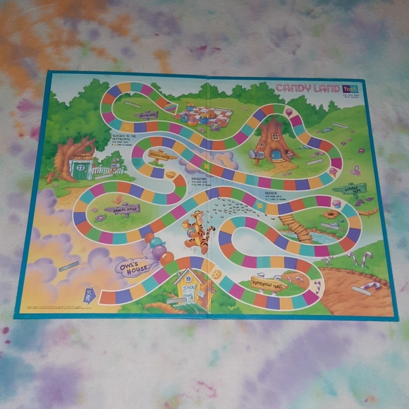 Games | Vintage 1998 Winnie The Pooh Candy Land Board Game Replacement ...